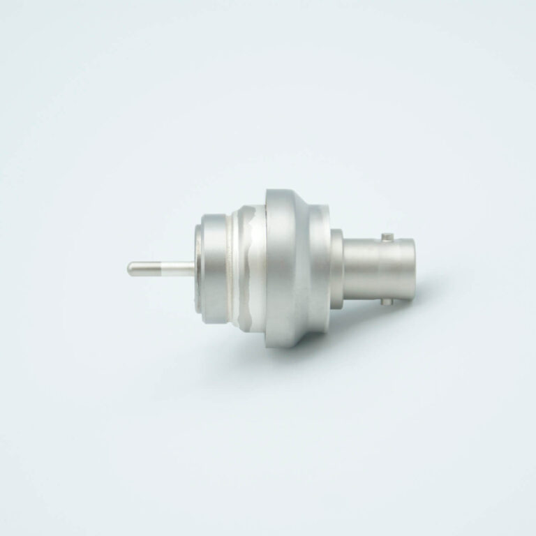 BNC Coaxial Feedthrough, 1 Pins, Floating Shield, 0.970" Dia. 52 Ni-Fe ...